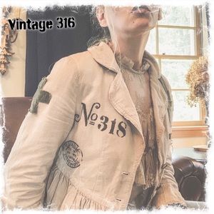 Vintage 316 | Jackets & Coats | Sold Old World Linen Jacket | Poshmark